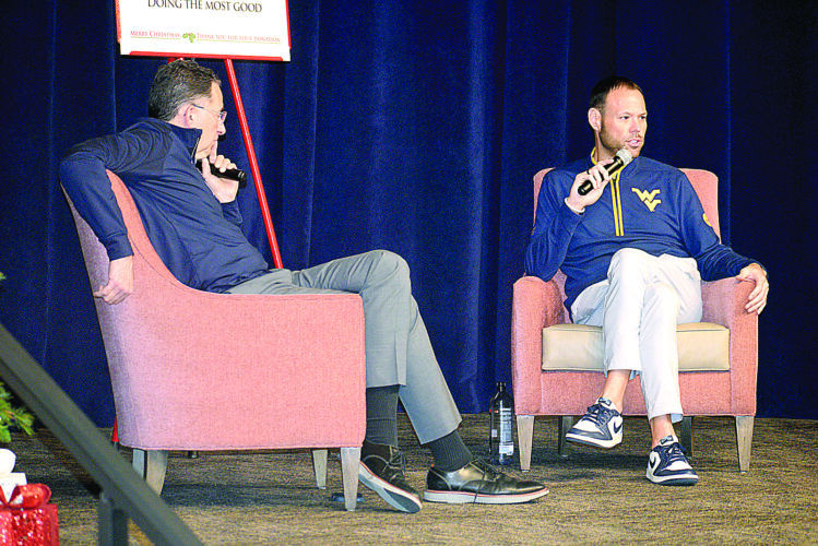 WVU’s Caridi, Baker Entertain Crowd At Salvation Army Red Kettle ...
